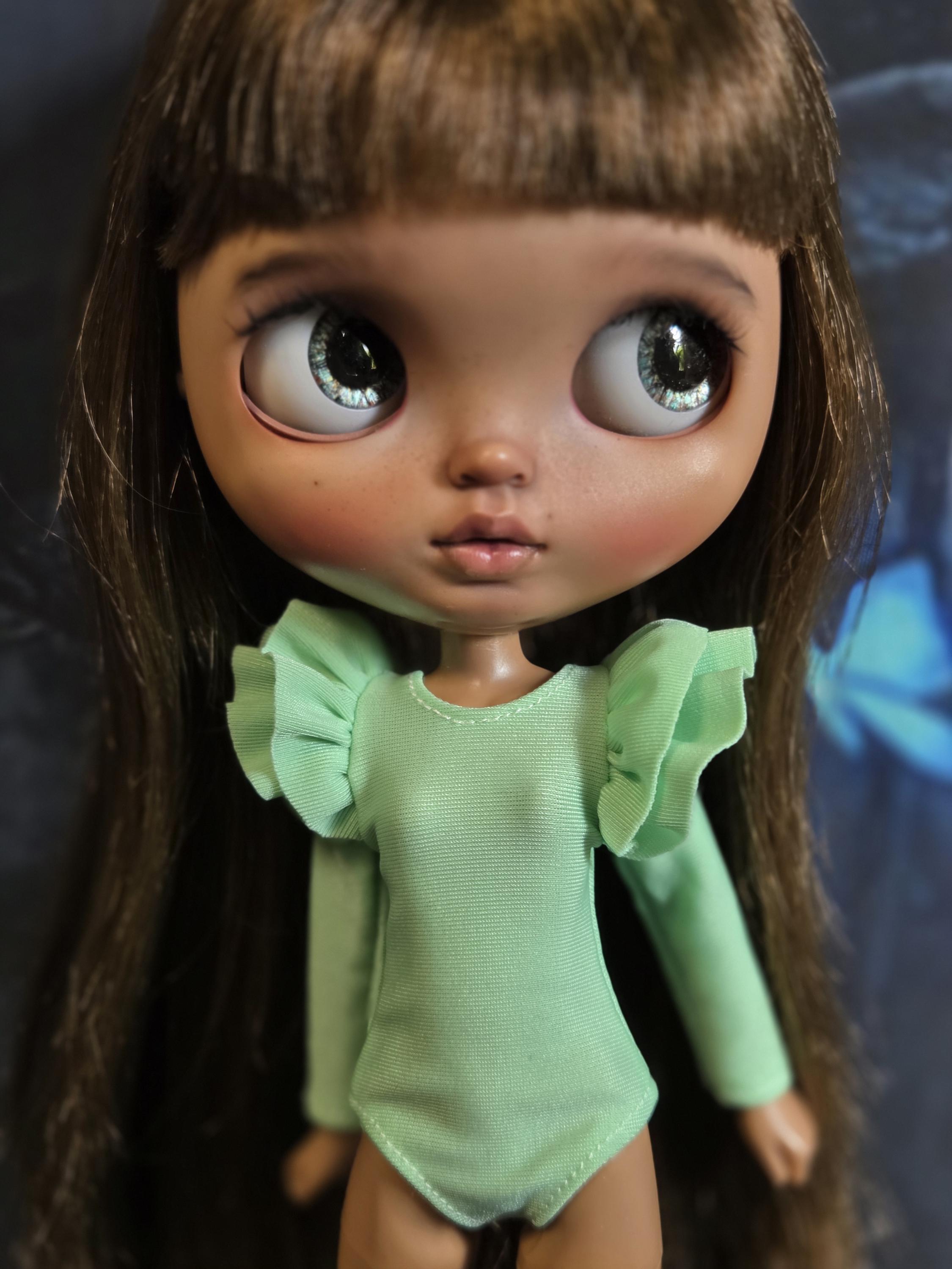 Long Sleeve Body With Double Ruffles for Blythe. / - Etsy