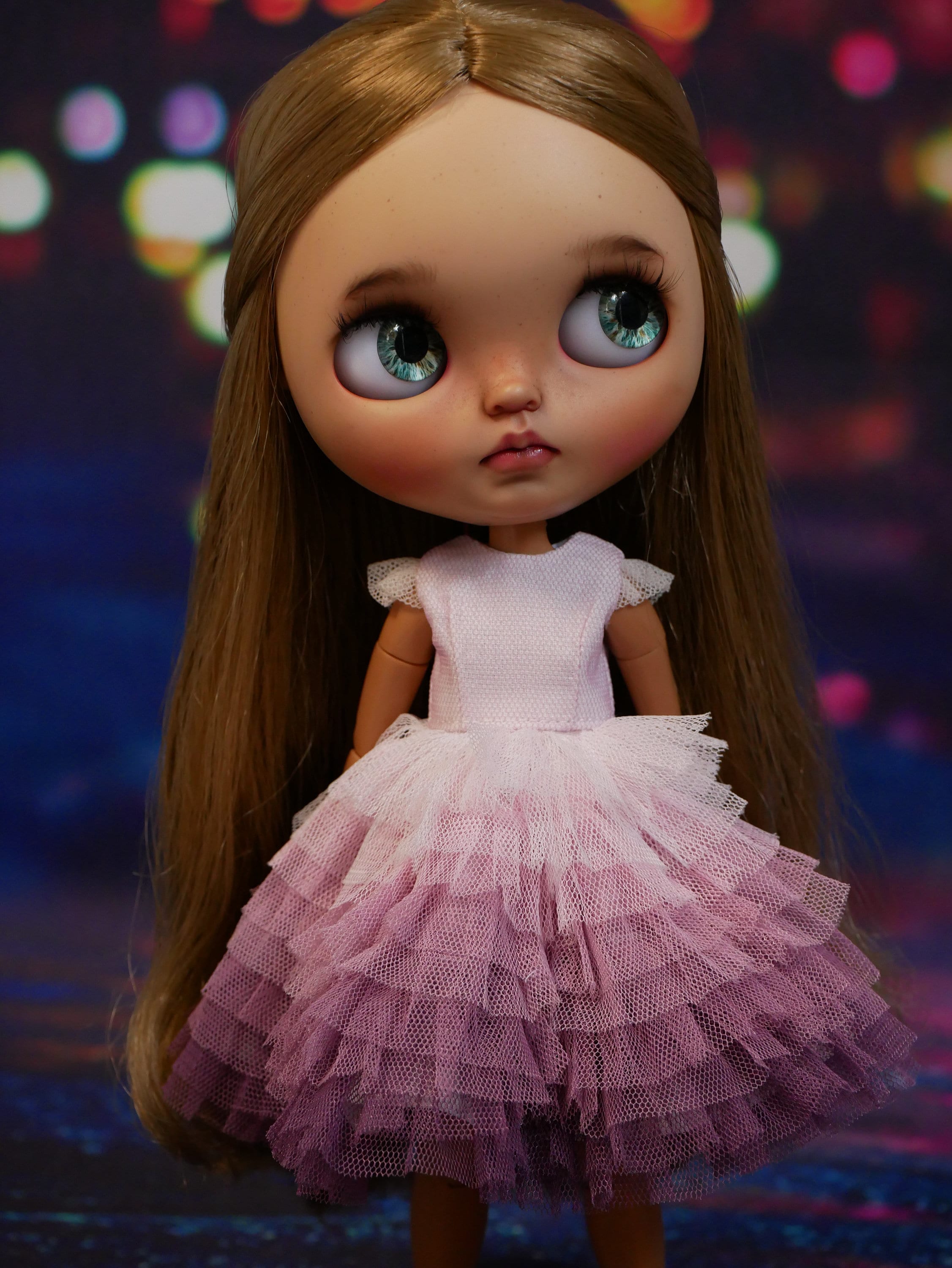 Beautiful Ombré Dress for Blythe Doll. - Etsy
