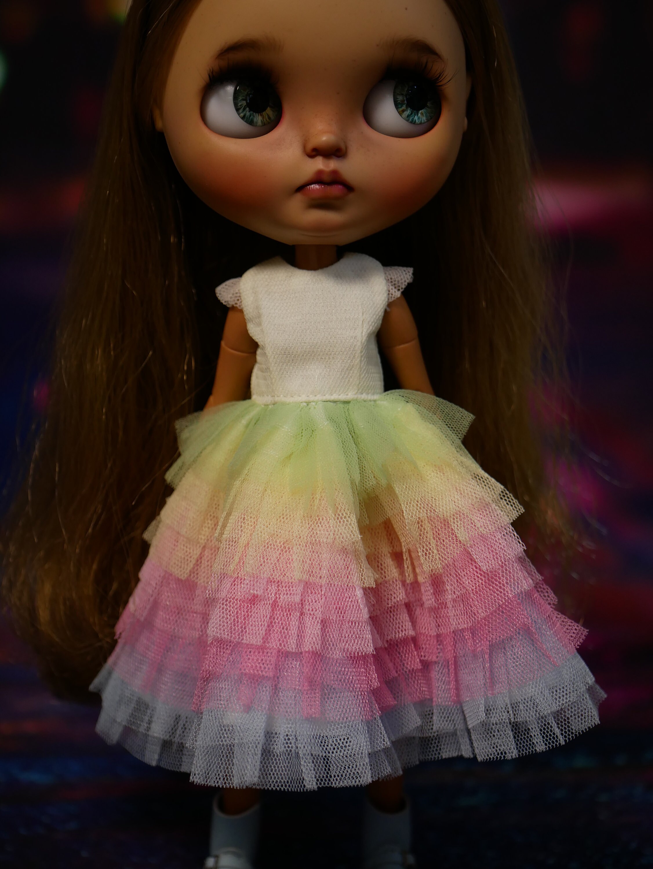 Beautiful Ombré Dress for Blythe Doll. - Etsy