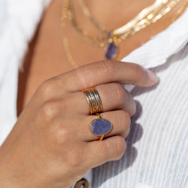 Stackable Gold Rings - Etsy