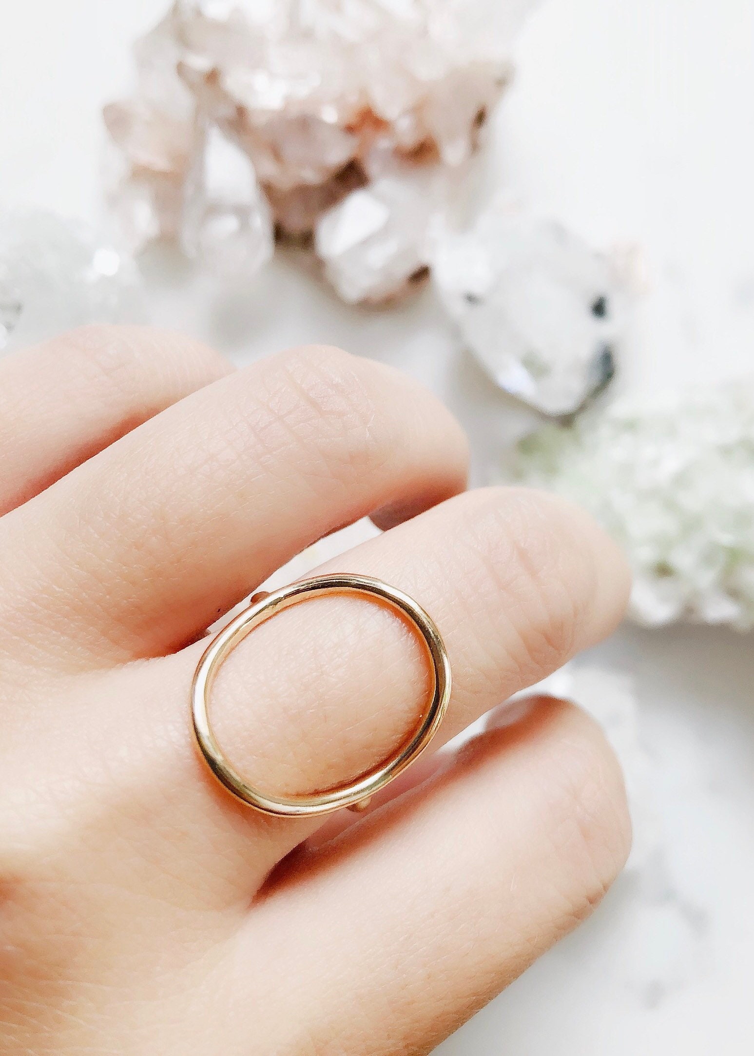 Gold Circle Ring Pomakai'i Gold Filled Circle Ring Gold | Etsy