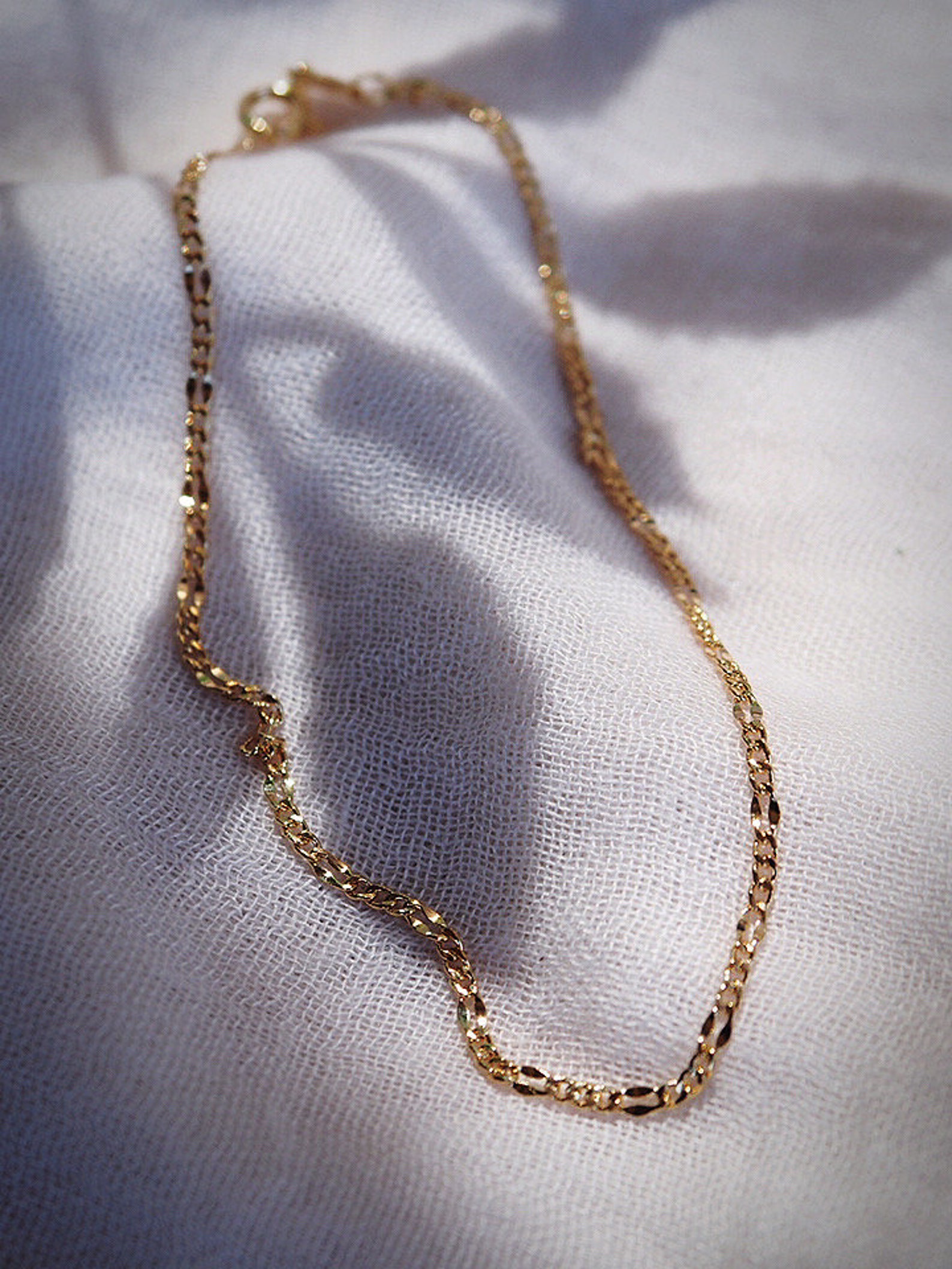 Dainty Link Chain Anklet - Nanea - Etsy