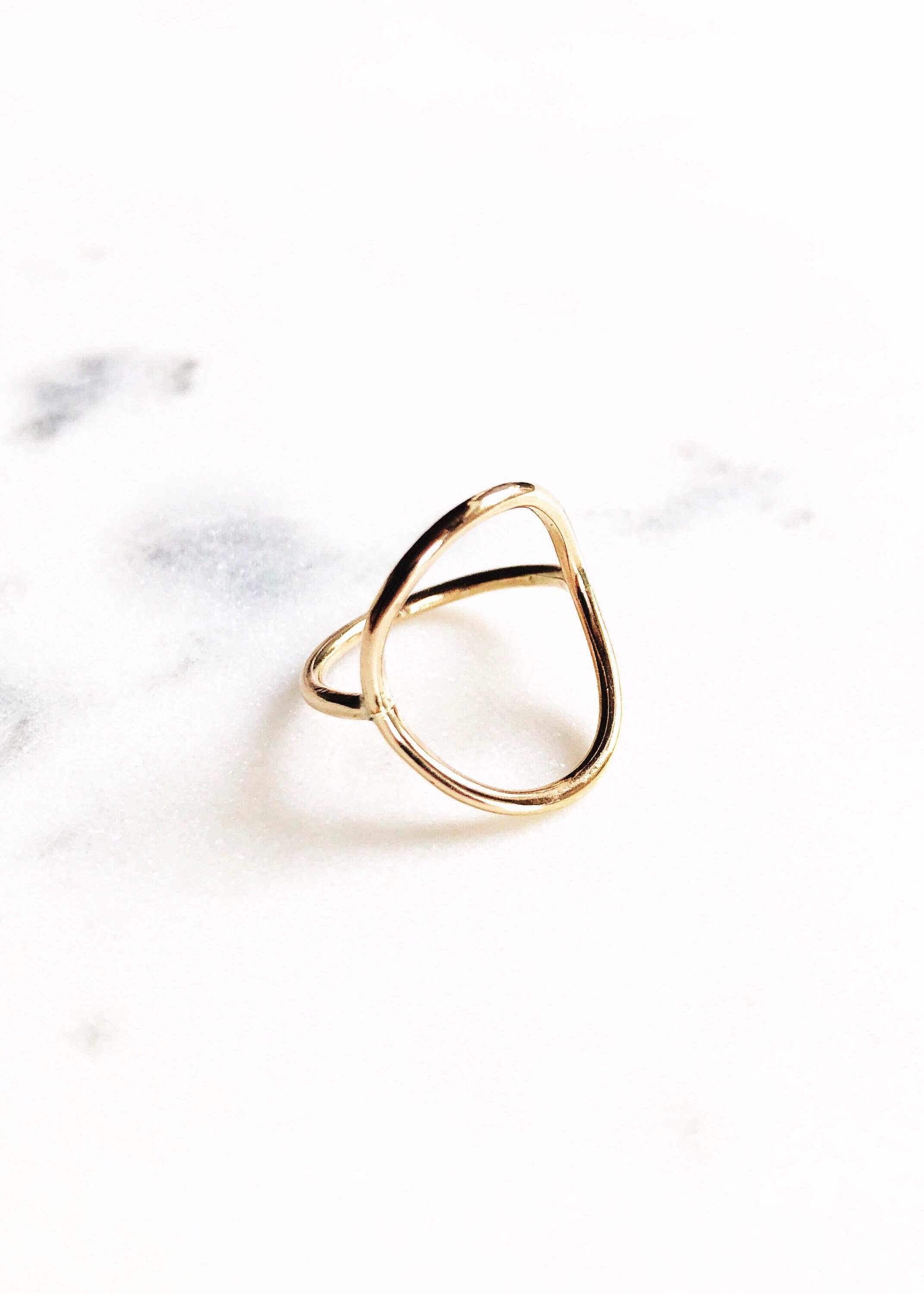 Gold Circle Ring Pomakai'i Gold Filled Circle Ring Gold | Etsy