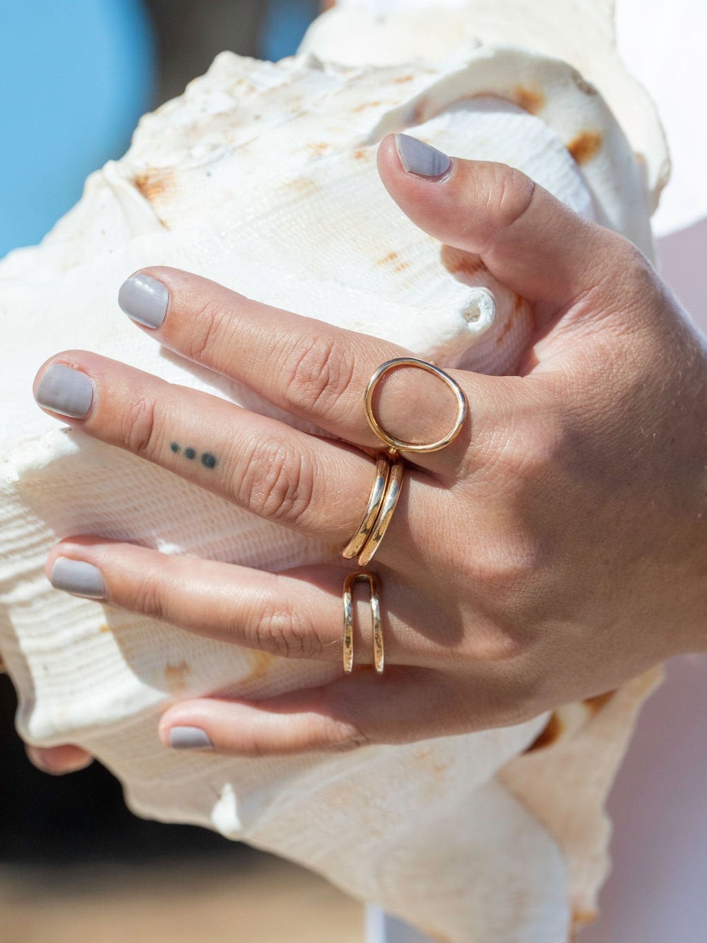 Gold Circle Ring Pomakai'i Gold Filled Circle Ring Gold | Etsy