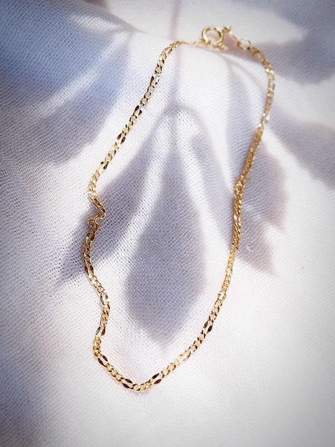Dainty Link Chain Anklet - Nanea - Etsy
