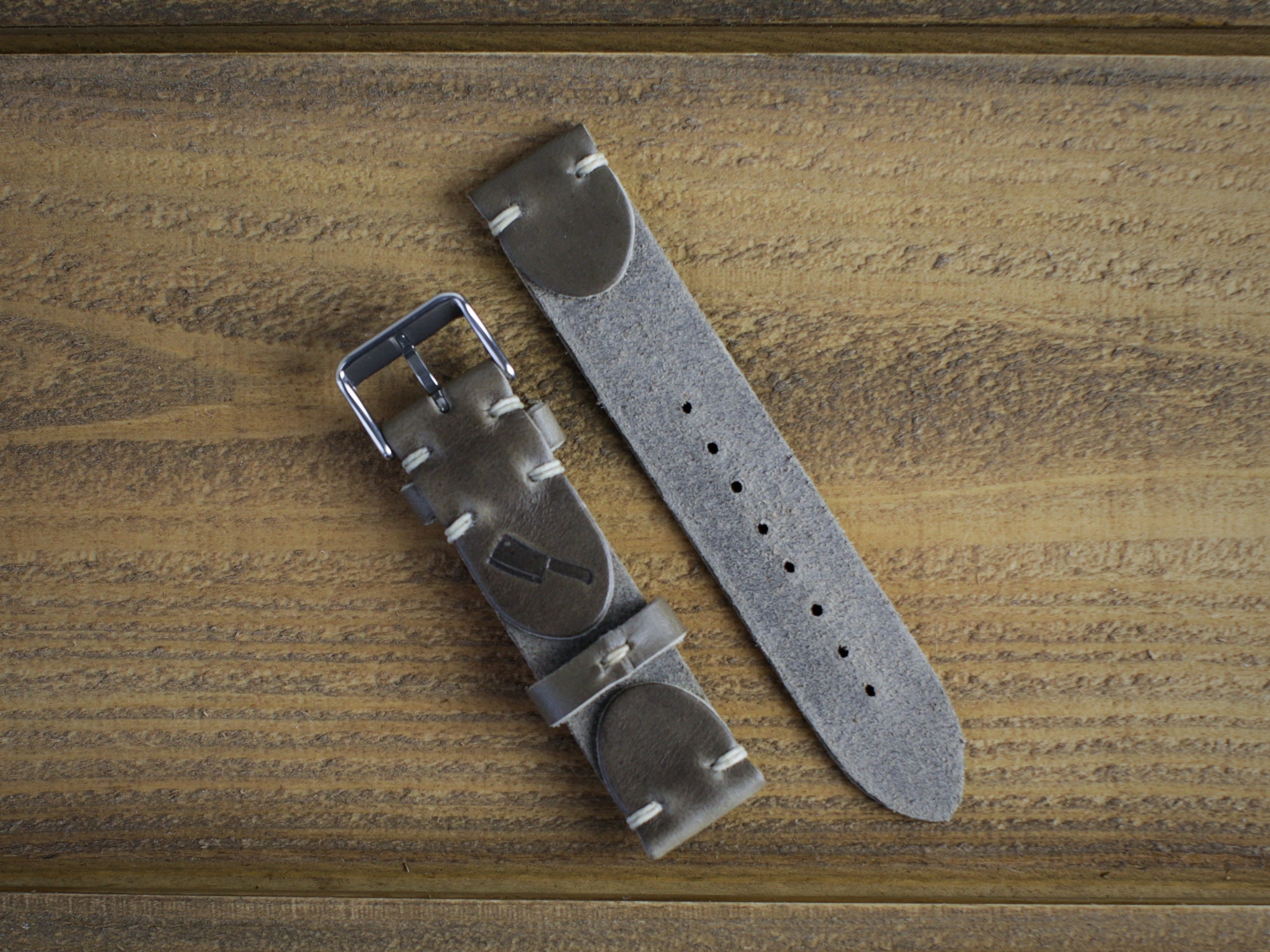 Leather Watch Strap Custom leather watch band Horween | Etsy