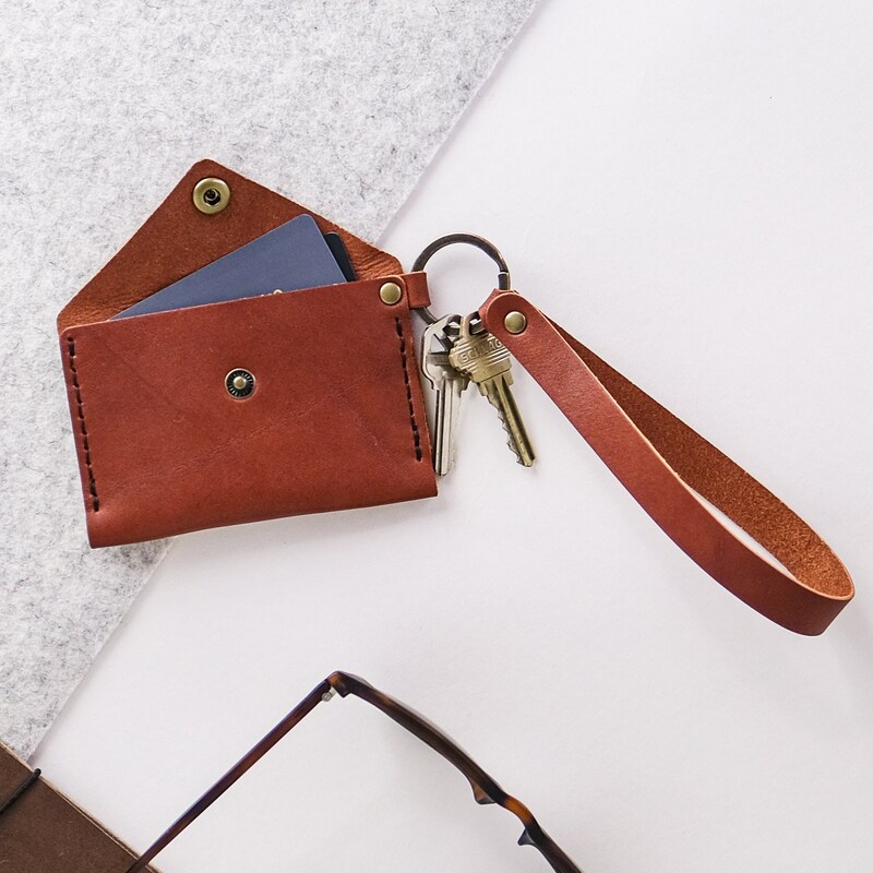 Keychain Wallet - Etsy