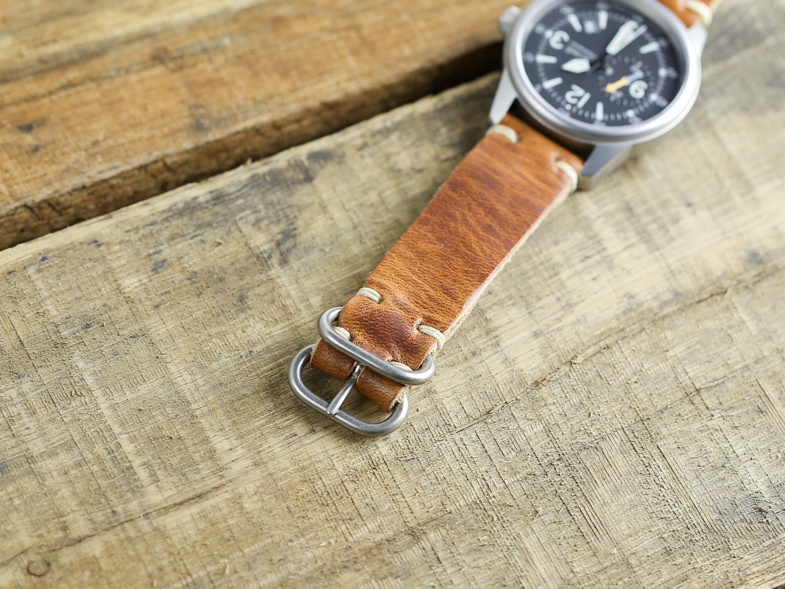 Leather Watch Strap Custom Leather Watch Band Handmade | Etsy