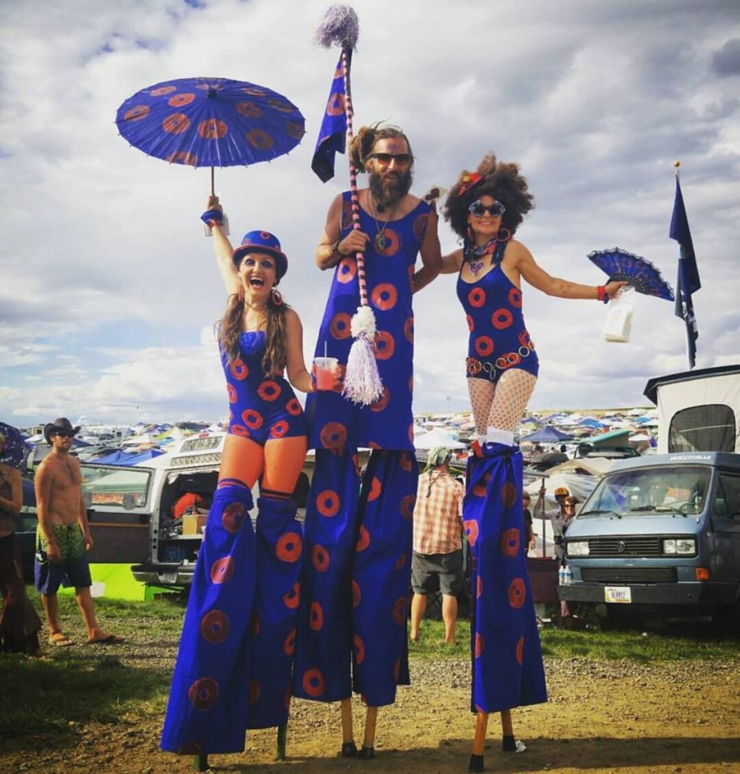 Phish 'fishman' Donut Parasol | Nylon | Hand Painted - Etsy