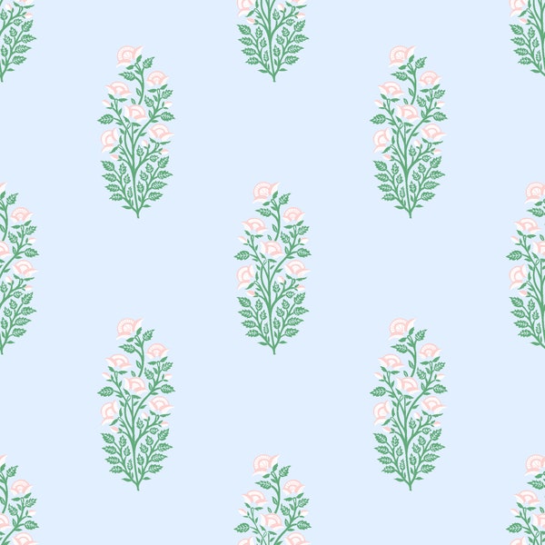 Shop Block Print Wallpaper Online - Etsy