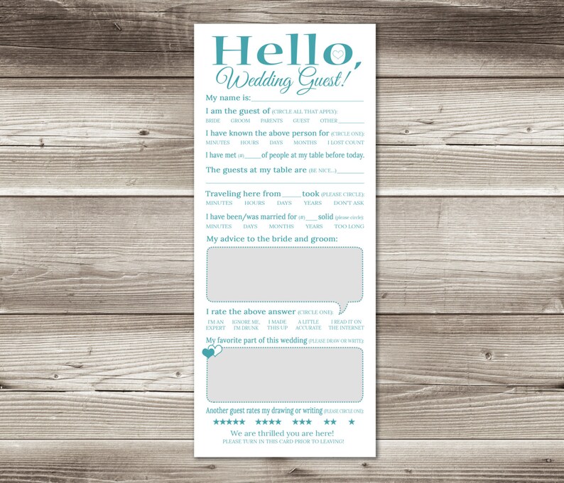 Fun Wedding Game For Guests Get Them Talking And Etsy fun-wedding-game-for-guests-get-them-talking-and-etsy