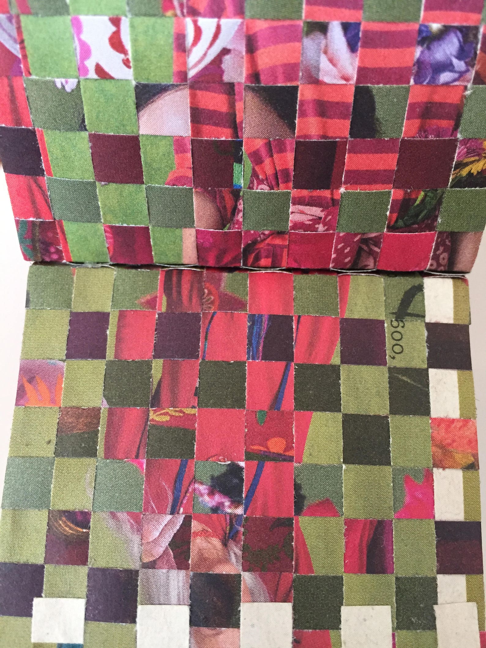 6 Point Paper Star/original Paper Weaving Art - Etsy