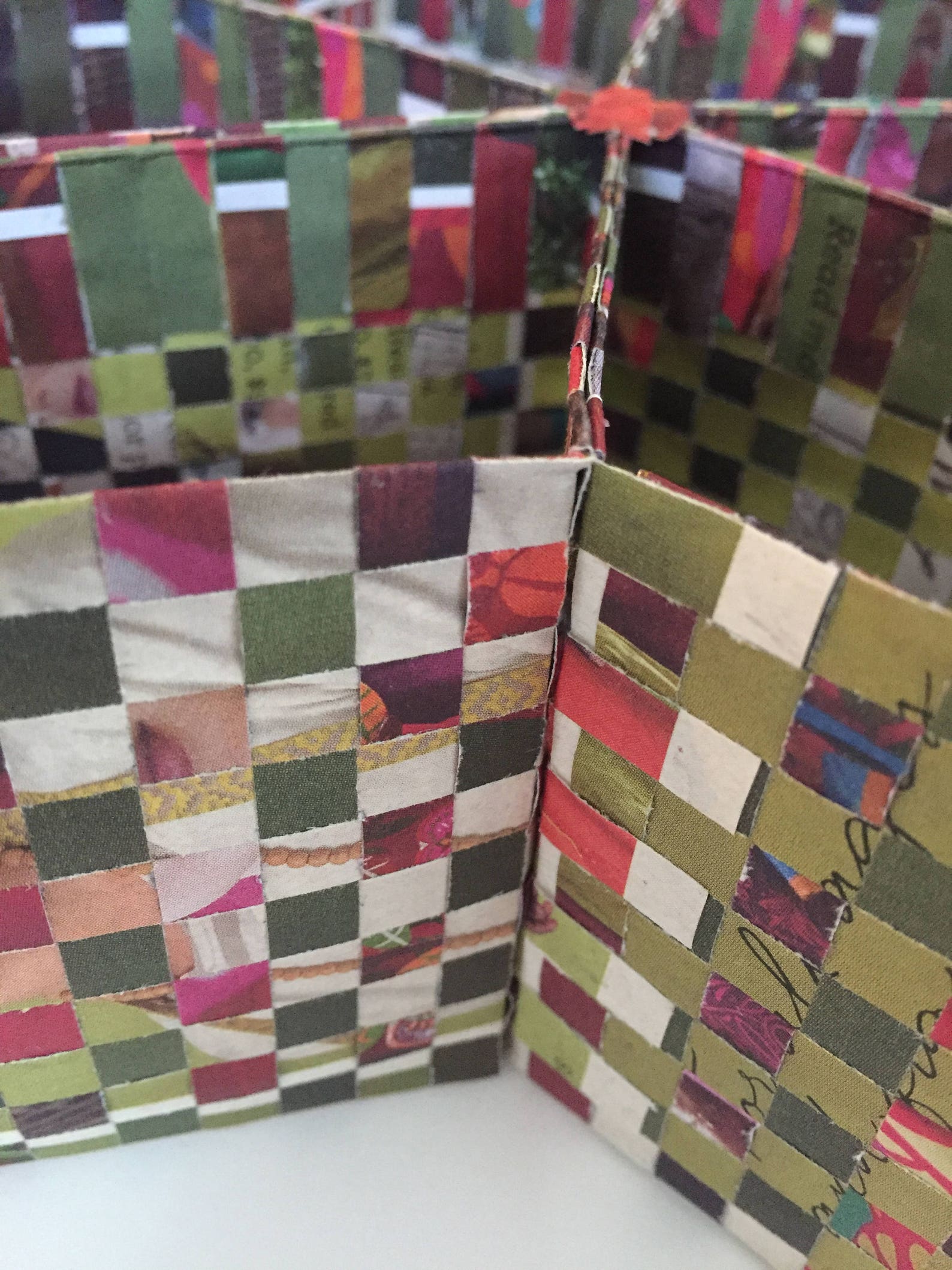 6 Point Paper Star/original Paper Weaving Art - Etsy