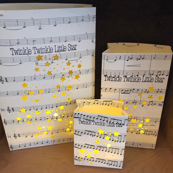 Sheet Music Luminary - Etsy