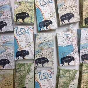 5 Pack, Buffalo New York Luminaries, Buffalo NY Map, Buffalo Wedding ...