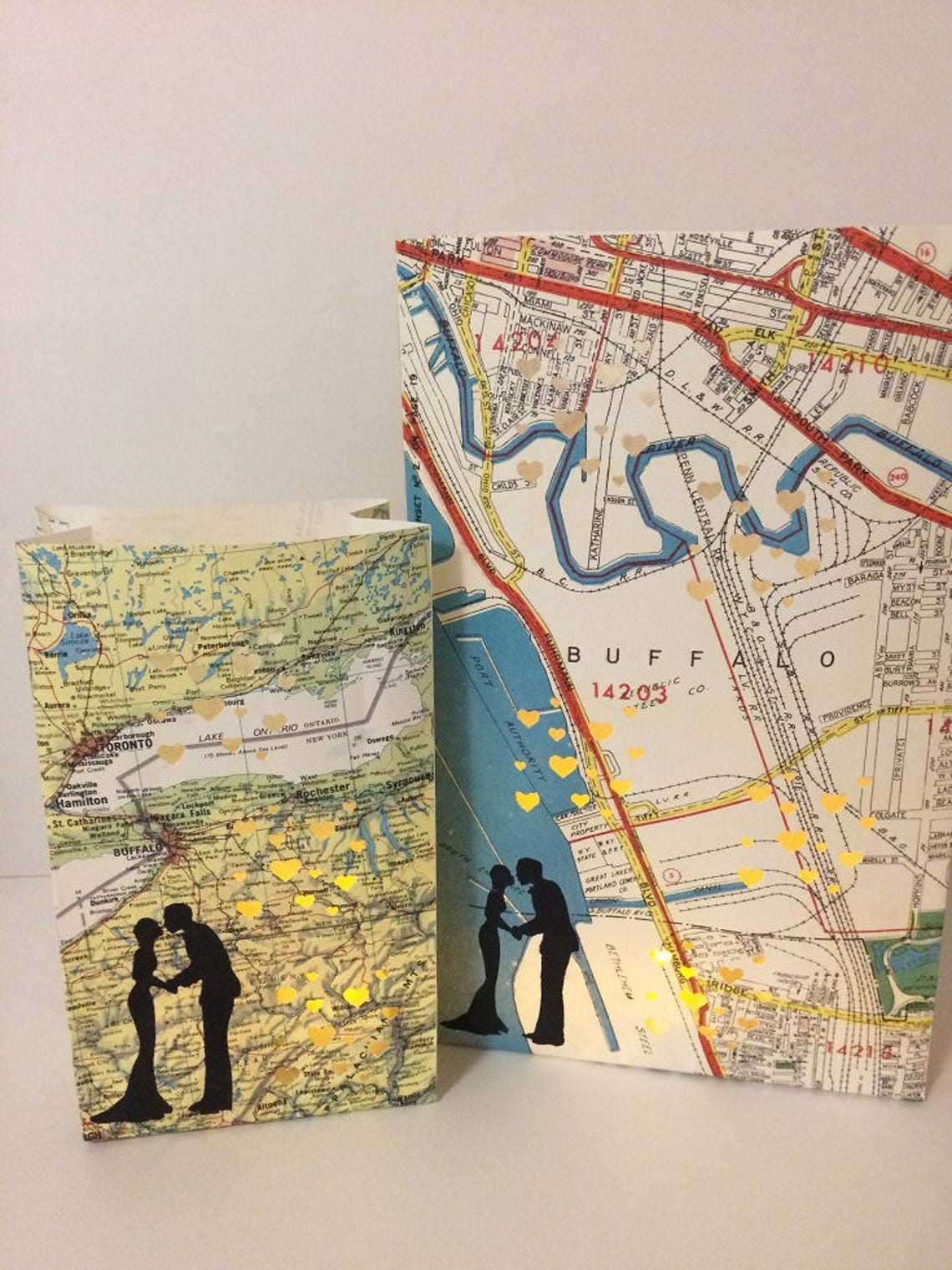 Buffalo Luminary Buffalo NY Map Buffalo Map Buffalo Gift - Etsy