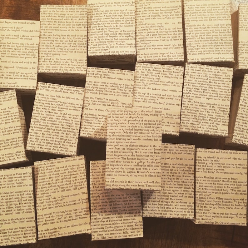 10 Mini Book Luminary Bags Book Themed Wedding Book Decor | Etsy