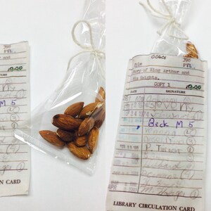 1 Fabric Library Card Pouch, Book Wedding Favors, Book Theme Wedding ...