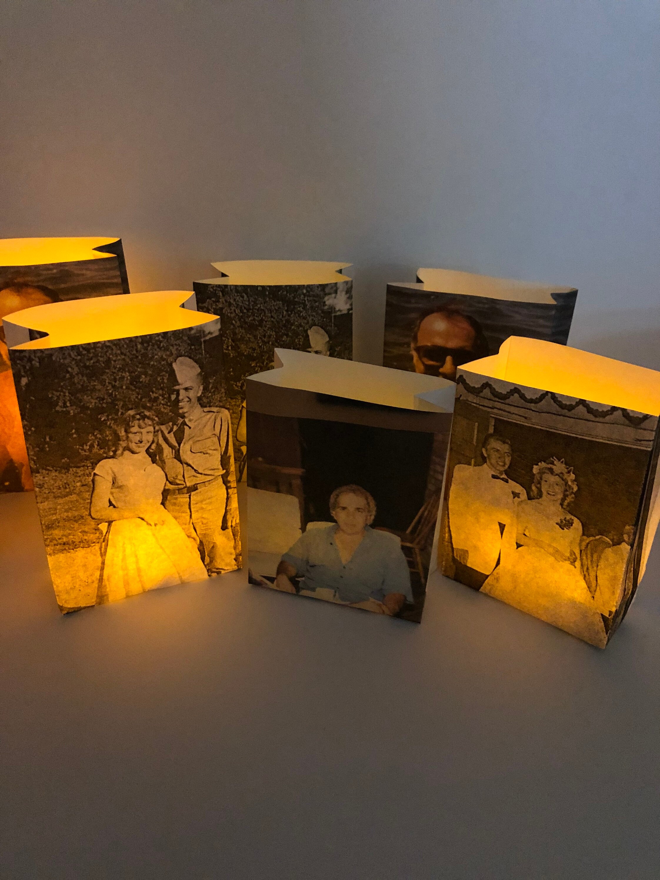 Memorial Photo Luminaries, Class Reunion Decoration - Etsy