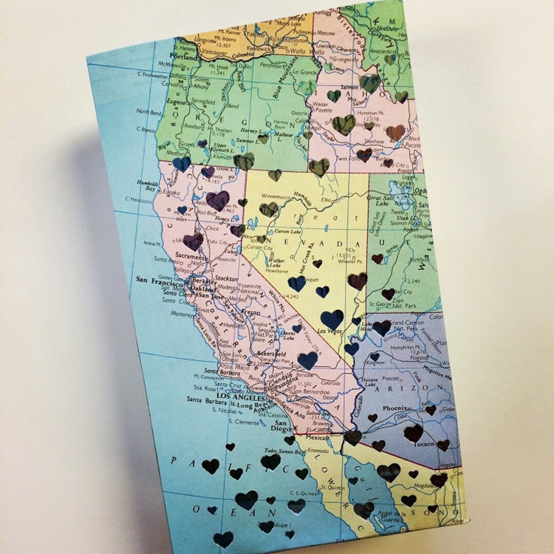 1 Custom Map Luminary, Travel Themed, Maps, Destination Wedding,travel ...