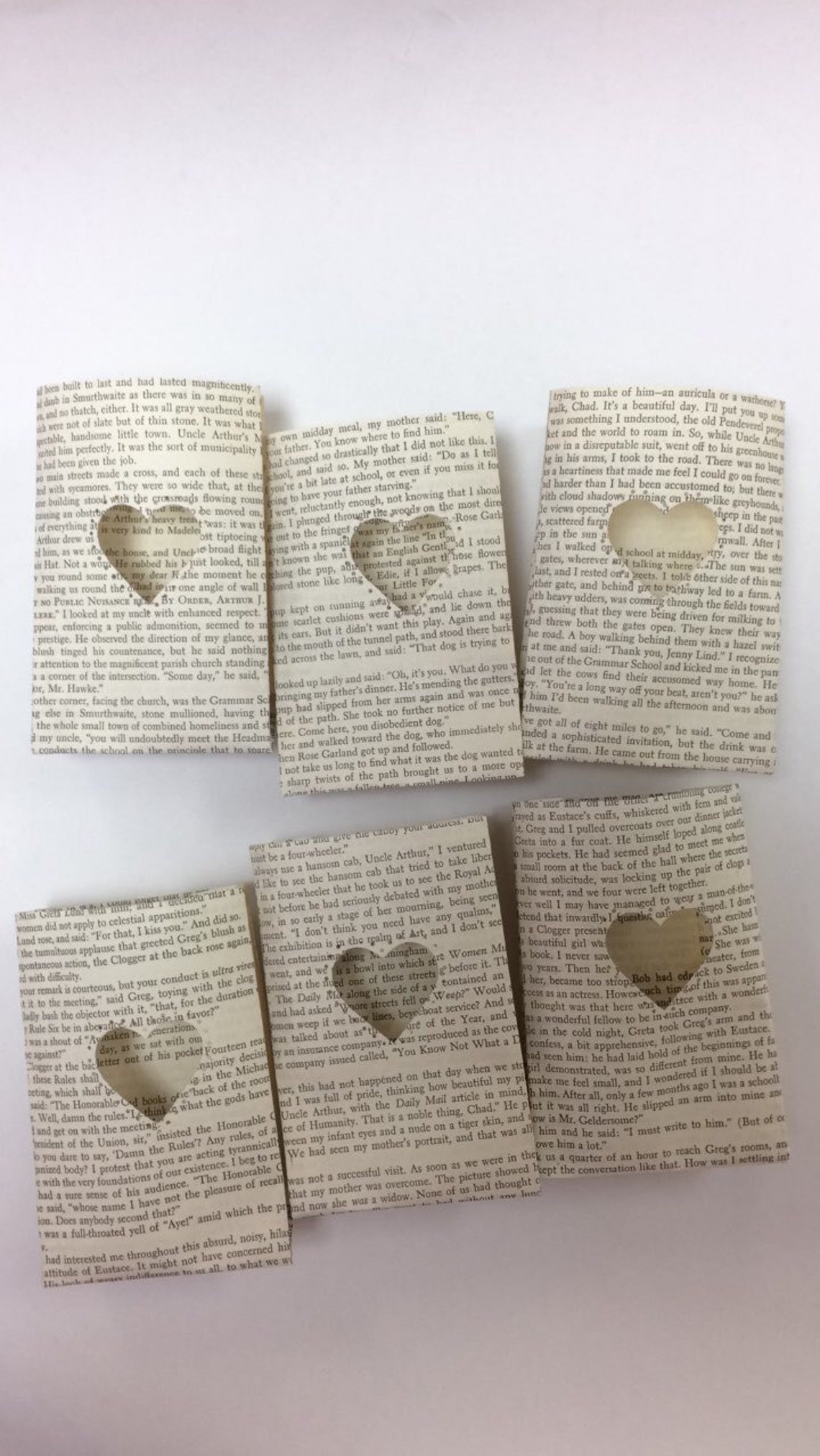 10 Book Luminaries Vintage Book Pages Paper Lanterns Book - Etsy