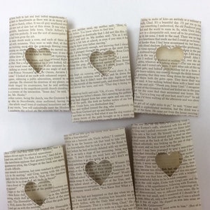 10 Book Luminaries, Vintage Book Pages, Paper Lanterns, Book ...