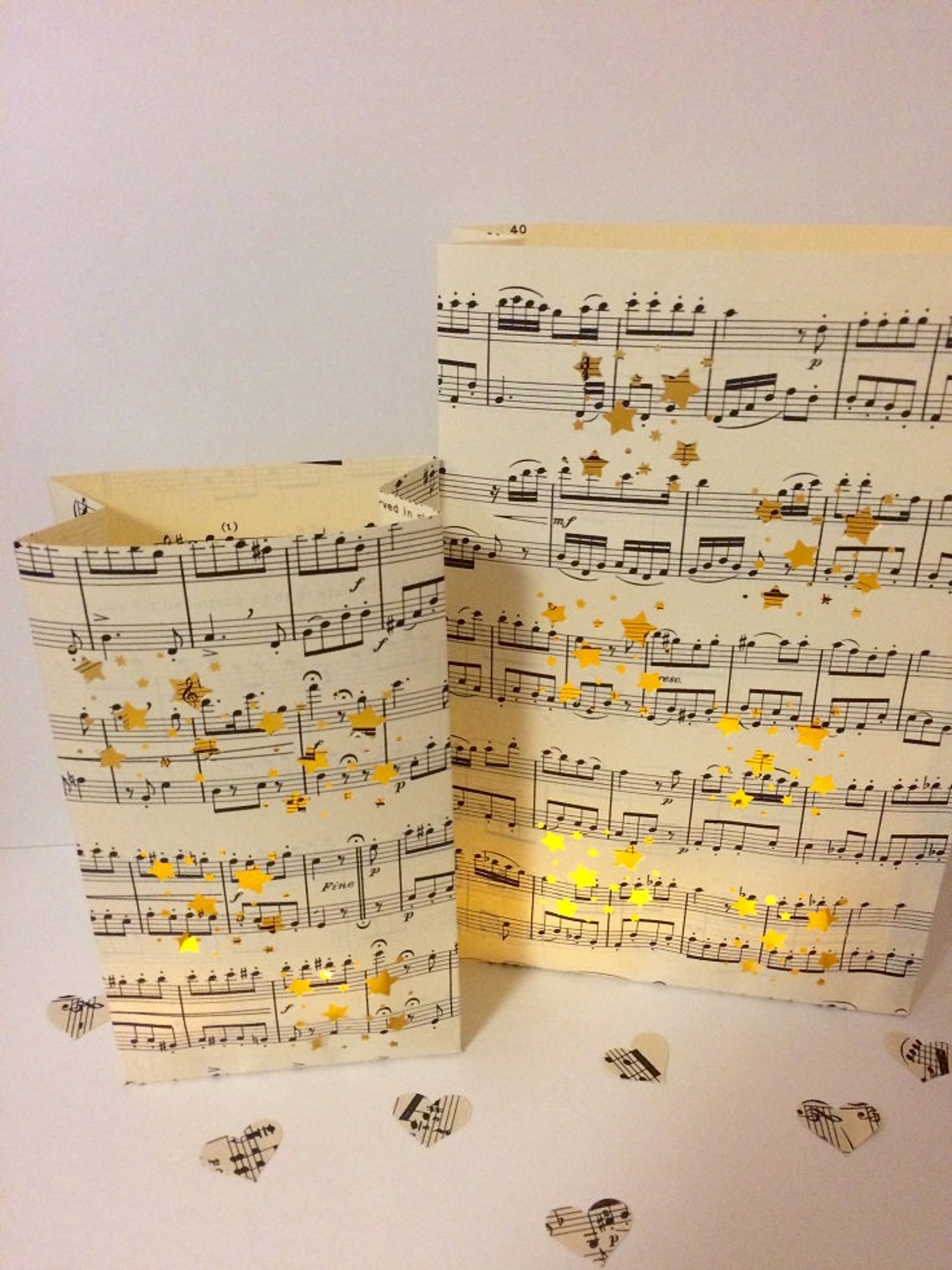 Sheet Music Luminary Bags Sheet Music Luminaries Music - Etsy