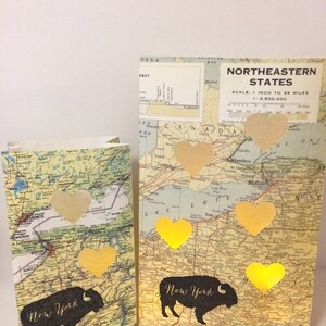 5 Pack, Buffalo New York Luminaries, Buffalo NY Map, Buffalo Wedding ...