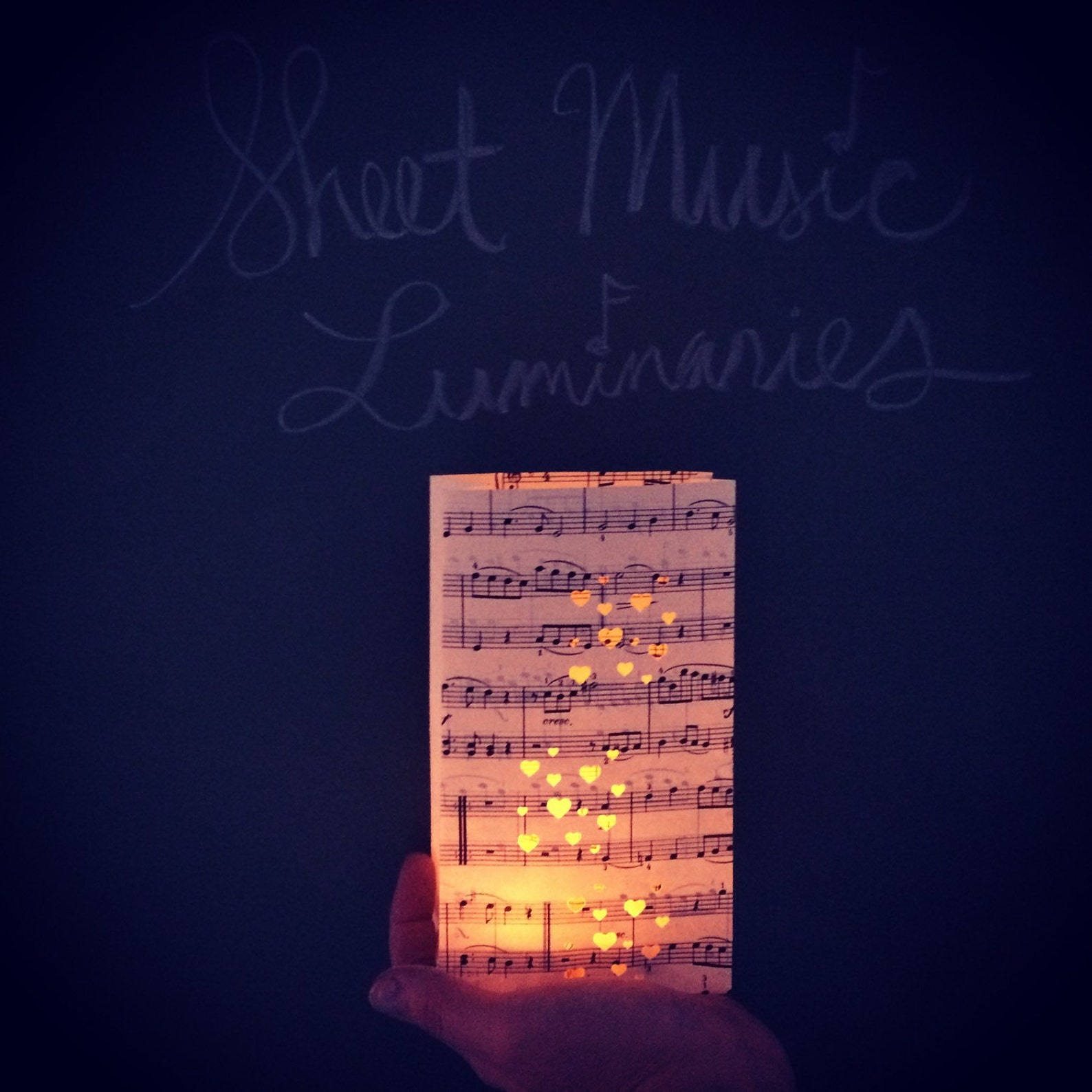 Sheet Music Luminary Music Wedding Wedding Lanterns | Etsy