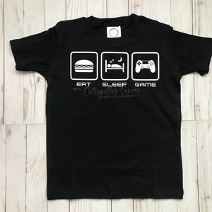 Eat Sleep Game Shirt, Gamer Shirt, Gaming T-shit, Boys Gaming Shirt ...