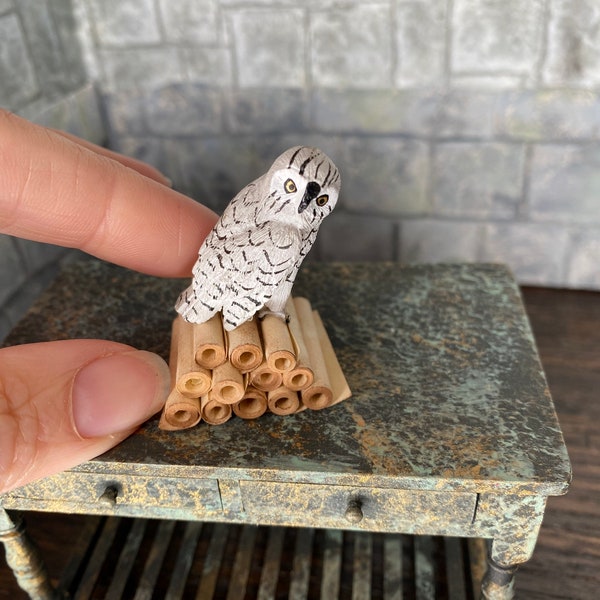 Owl Miniature - Etsy