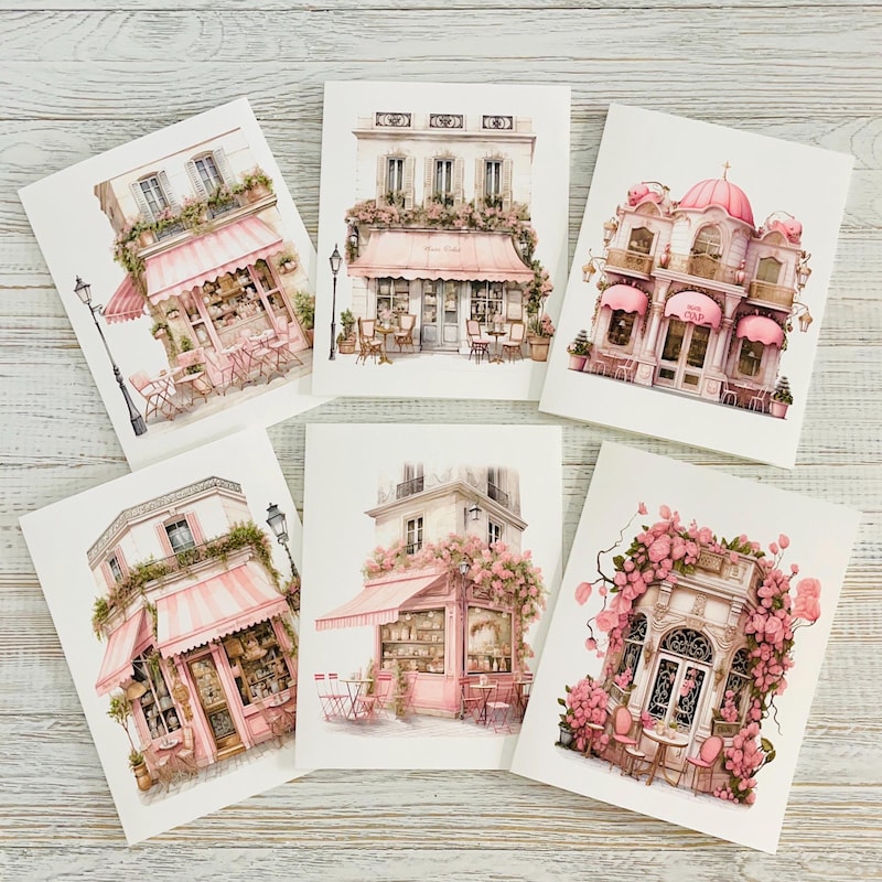 Paris Note Cards - Etsy