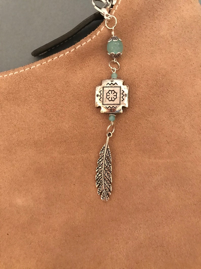 Boho Keychain/minimalist/ Keychain/southwest Style/zipper | Etsy