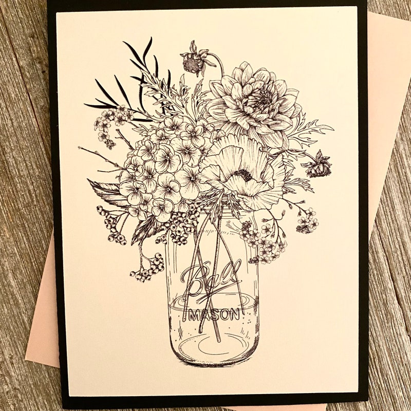 Hand Drawn Notecards - Etsy