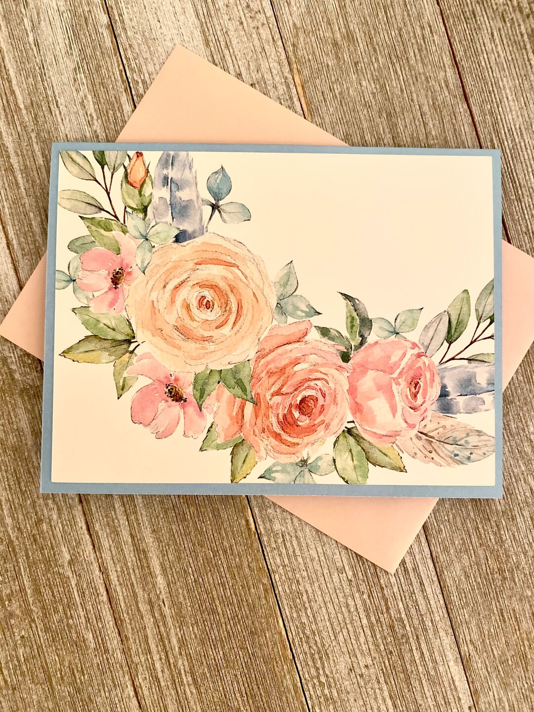 Wild Flower Note Cardsvariety Card Set/watercolor Stationary - Etsy