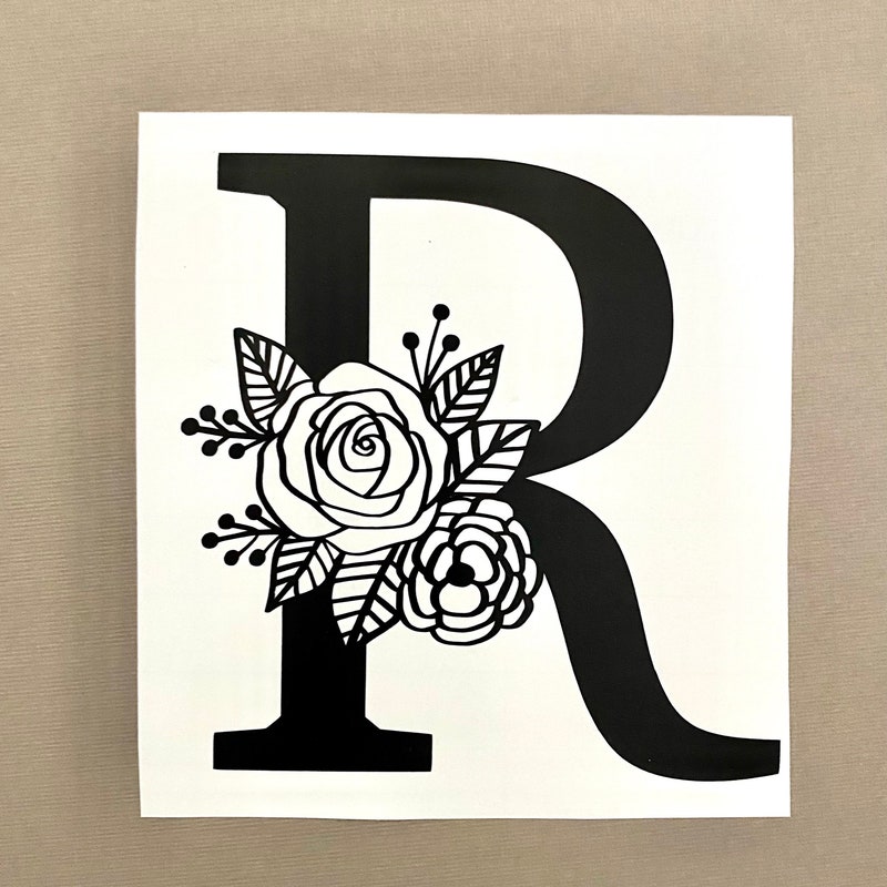 Vinyl Flower Decal - Etsy