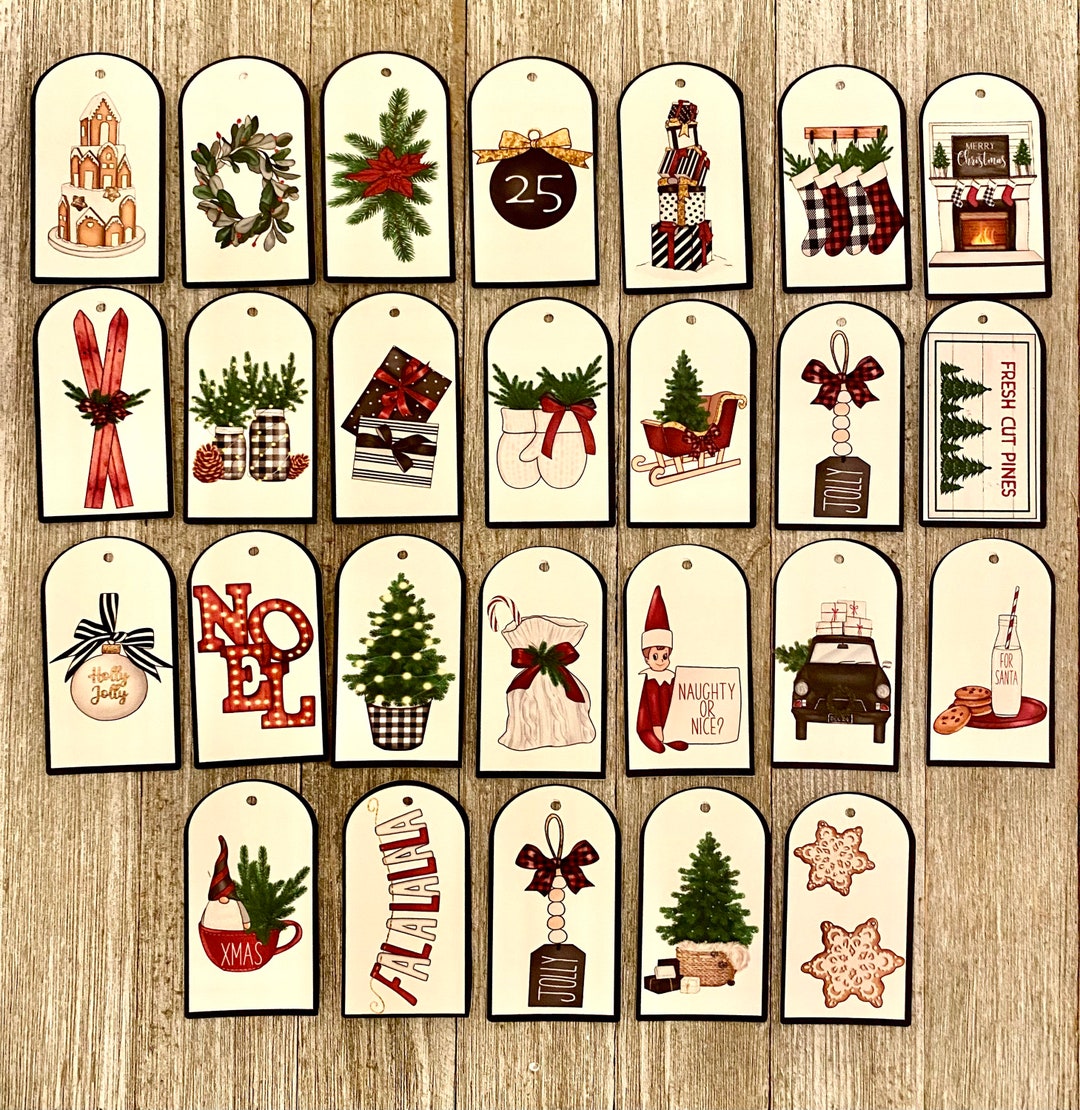 Christmas Gift Tags/ Christmas Tags/ Gift Wrapping/present Wrapping ...