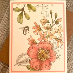 Wildflower Note Cards/botanical Note Cards/wildflower Note Cards ...