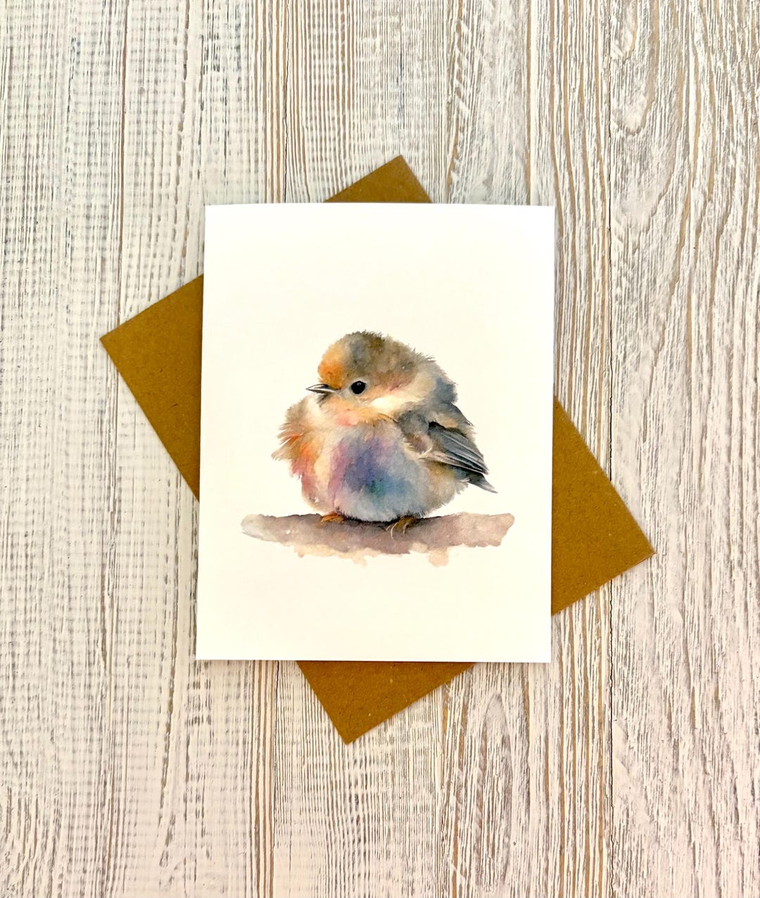 Watercolor Baby Bird Note Cards: All Occasion Blank Greeting Cards - Etsy