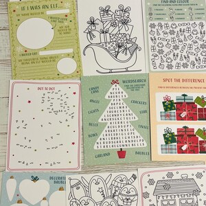 Coloring Cards, Activity Christmas Set, 21 Pack Christmas Cards ...