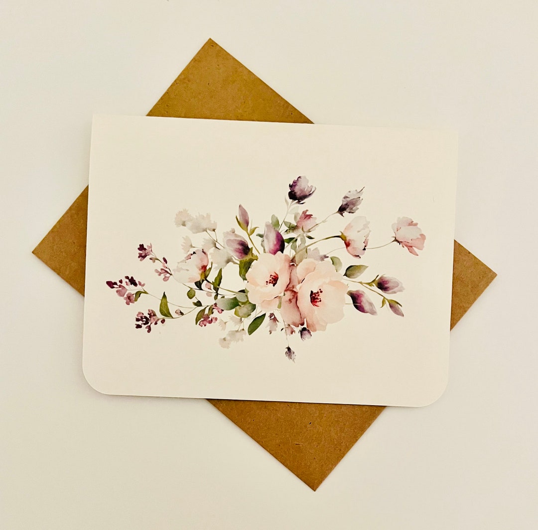 Botanical Note Cards/wild Flower Note Cards/botanical Printed Cards ...