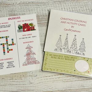 Coloring Cards, Activity Christmas Set, 21 Pack Christmas Cards ...