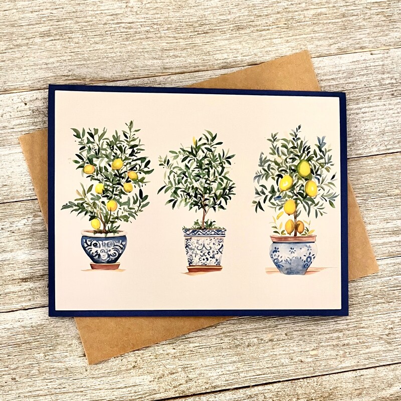 Lemon Tree Cards - Etsy