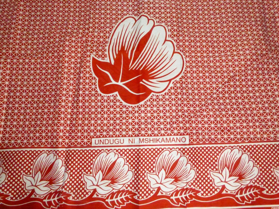 African Tanzania Nida Kanga Khanga Sarong /fabrics for Dress Bags,skirt ...