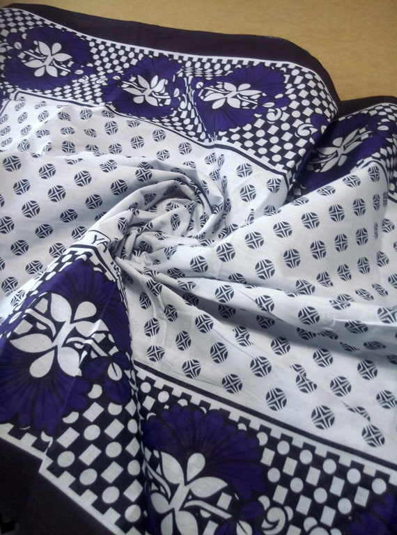 African Fabrics Kanga Khanga Sarong /Fabrics For Dress | Etsy