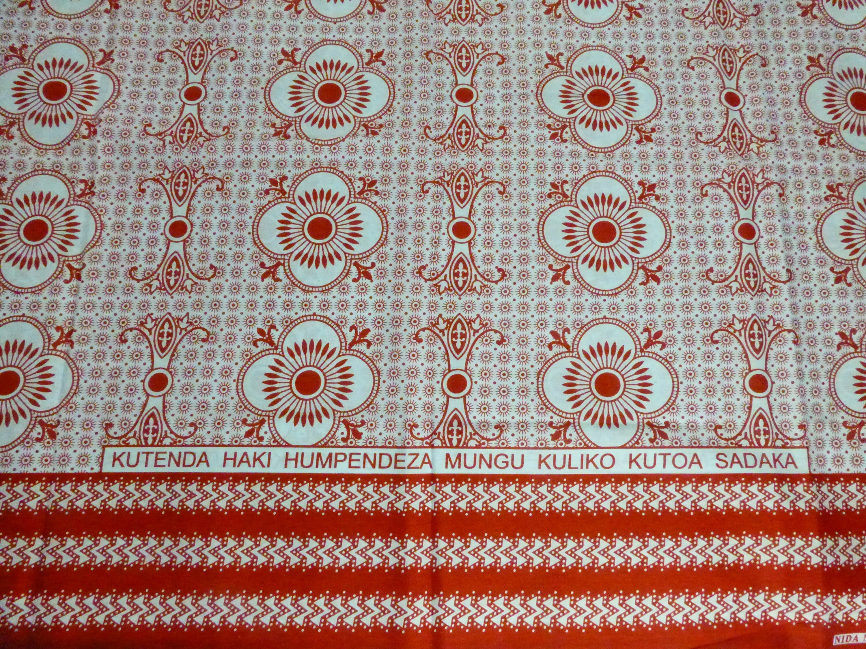 African Fabrics Nida Kanga Khanga Sarong /Fabrics For Dress | Etsy