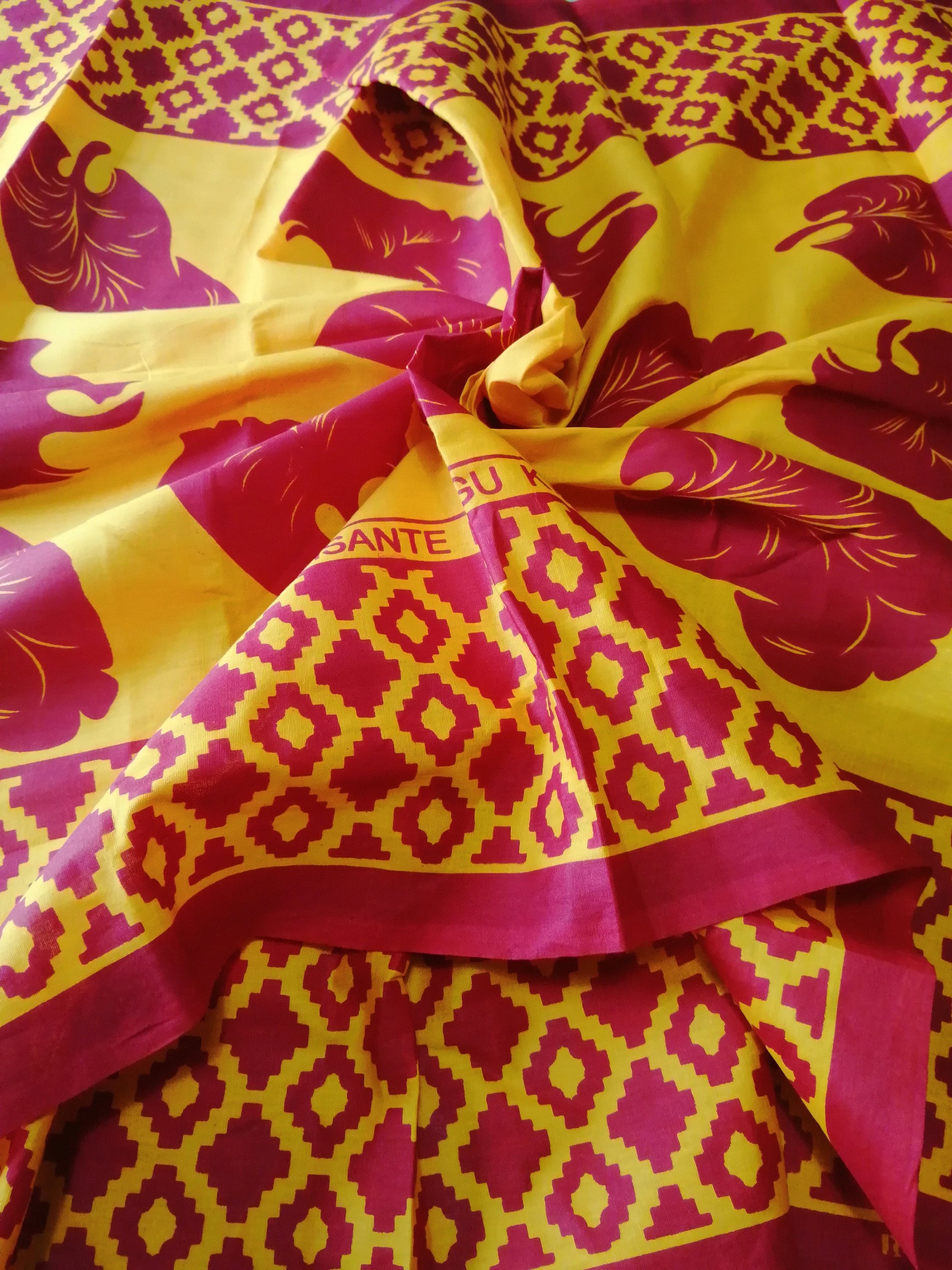 Fabric from Africa Kanga Khanga Sarong Dresses and Craft MakingKanga ...