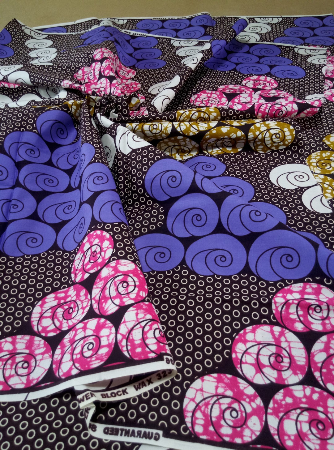 1 Yard African Fabrics Super Wax Prints Cotton Fabrics for Patchwork ...