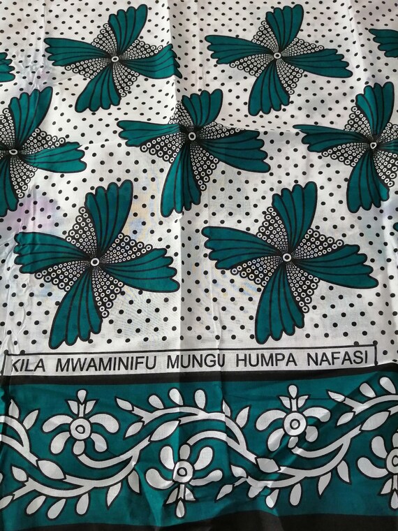 Fabric from Africa Kanga Khanga Sarong Dresses and Craft MakingKanga ...