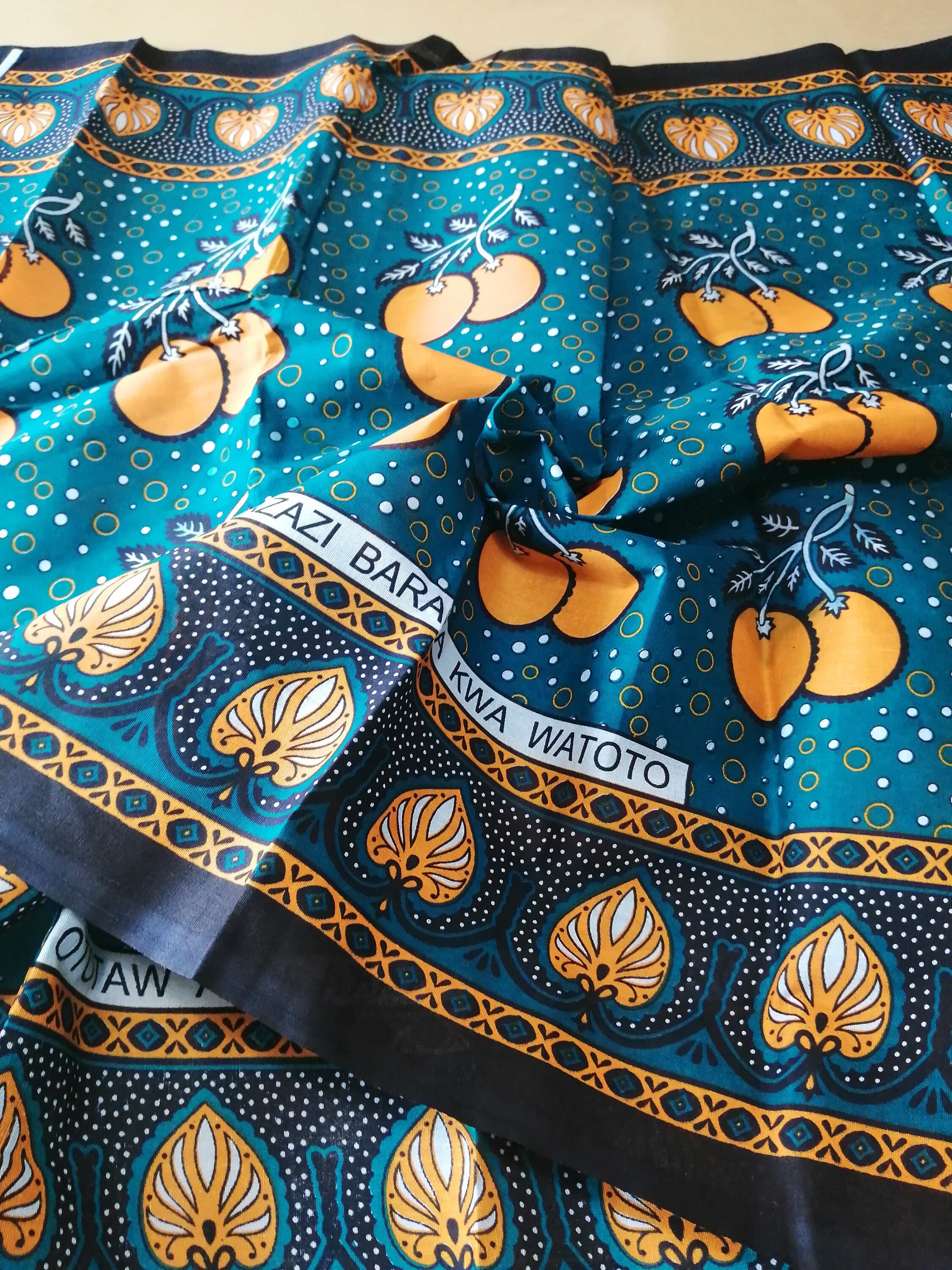 Fabric from Africa Kanga Khanga Sarong Dresses and Craft MakingKanga ...